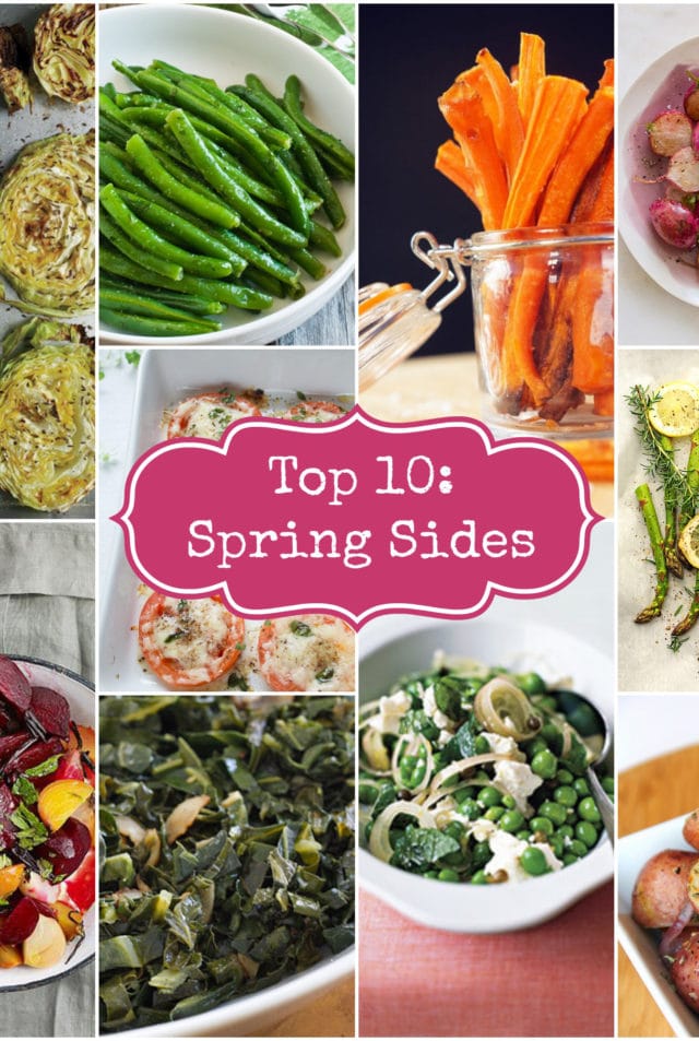 Top 10: Spring Sides - Rainbow Delicious
