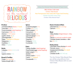 Ideas for Dinner from House of Nash Eats - Rainbow Delicious
