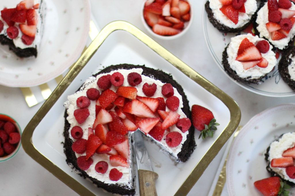 Berry OREO® Ice Cream Cake Recipe - Rainbow Delicious