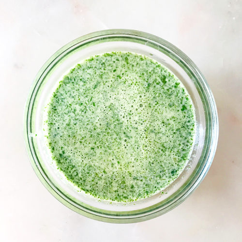 Mint Chia Seed Limeade Recipe with Honey - Rainbow Delicious