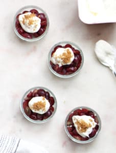 Candy Snaps Grapes with Sour Cream and Brown Sugar - Rainbow Delicious