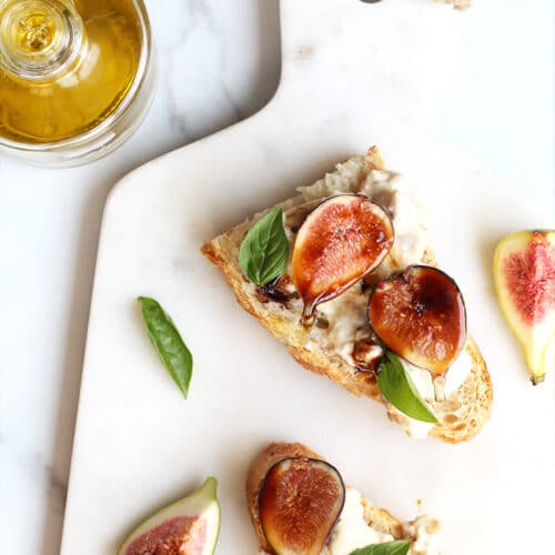 Let's Make a Fig Burrata Caprese Appetizer - Rainbow Delicious