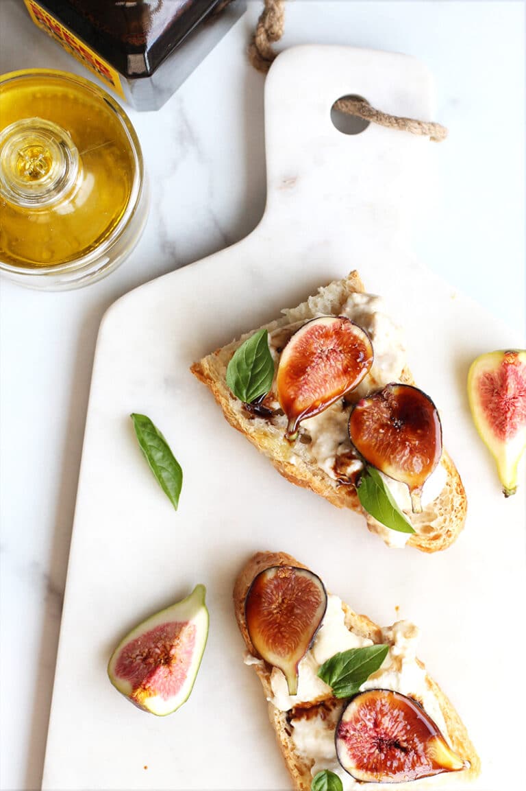 Let's Make a Fig Burrata Caprese Appetizer - Rainbow Delicious