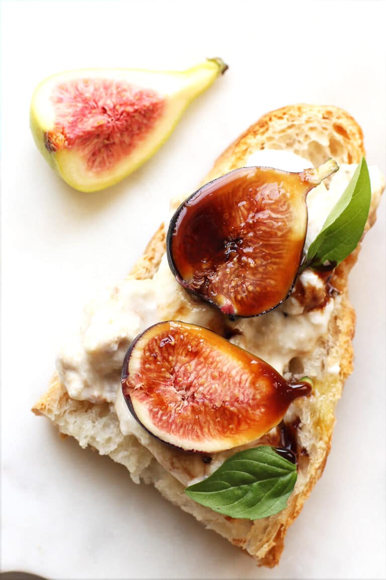 Let's Make a Fig Burrata Caprese Appetizer - Rainbow Delicious