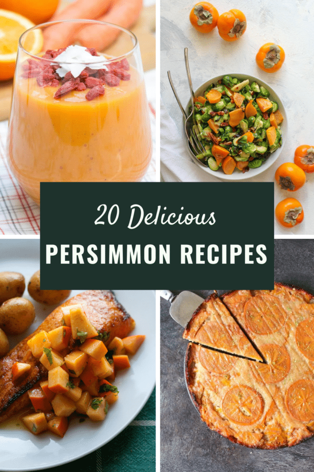 20 Sweet and Savory Persimmon Recipes You'll Love! - Rainbow Delicious