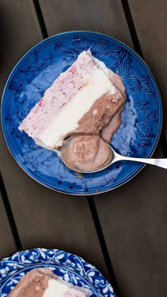 Neapolitan Ice Cream - Rainbow Delicious